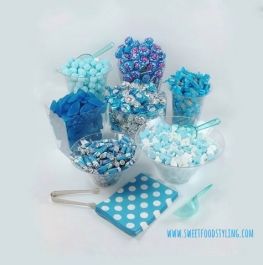 Candy Buffet Kit Blauw 50-60 personen | Sweet Food Styling